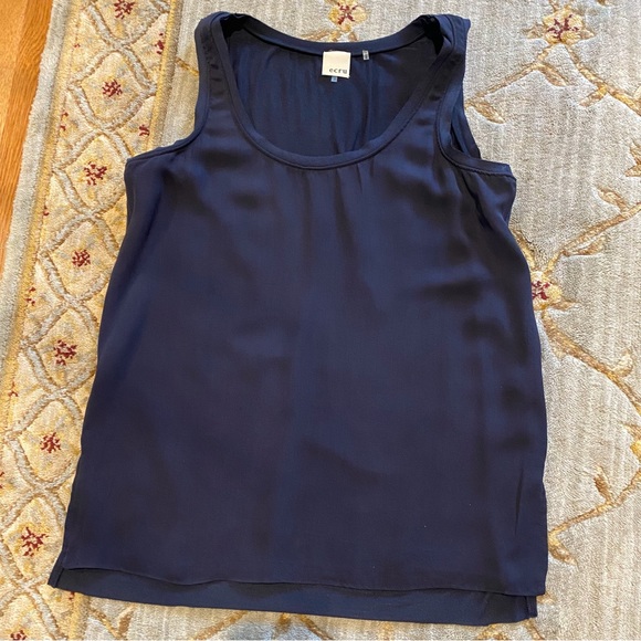 ecru | Tops | Womens Ecru Silk Tank | Poshmark